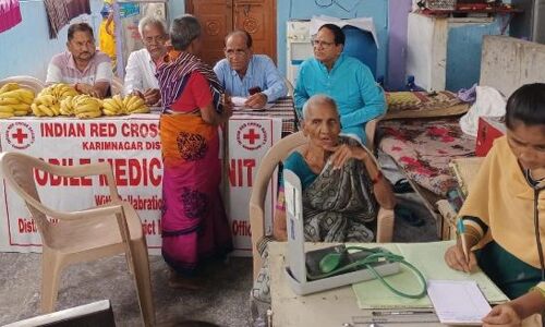 Red Cross hosts medical camp at retirement facility | Telangana Tribune