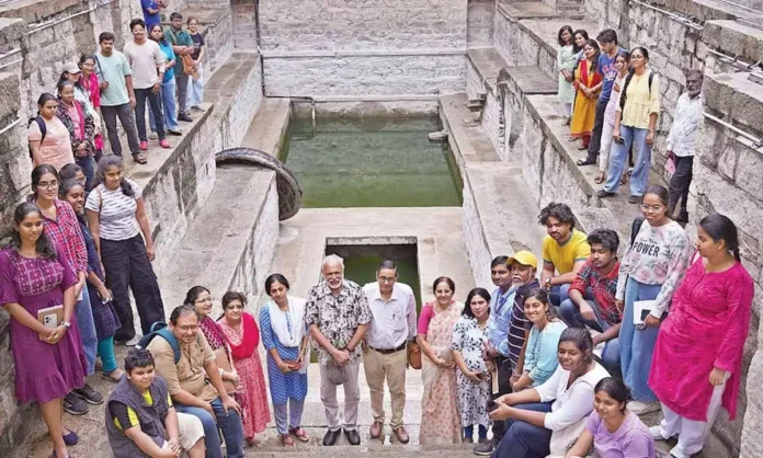 Exploring the Restored Bansilalpet Stepwell on World Heritage Day ...